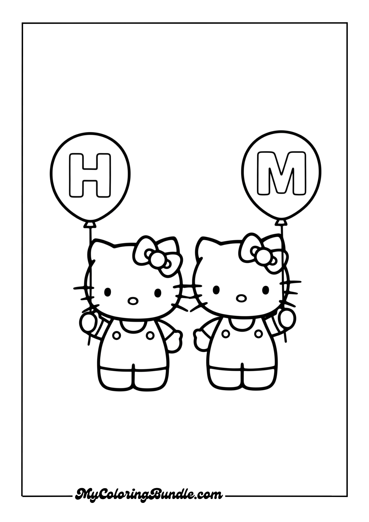 101+ Free Hello Kitty Coloring Pages