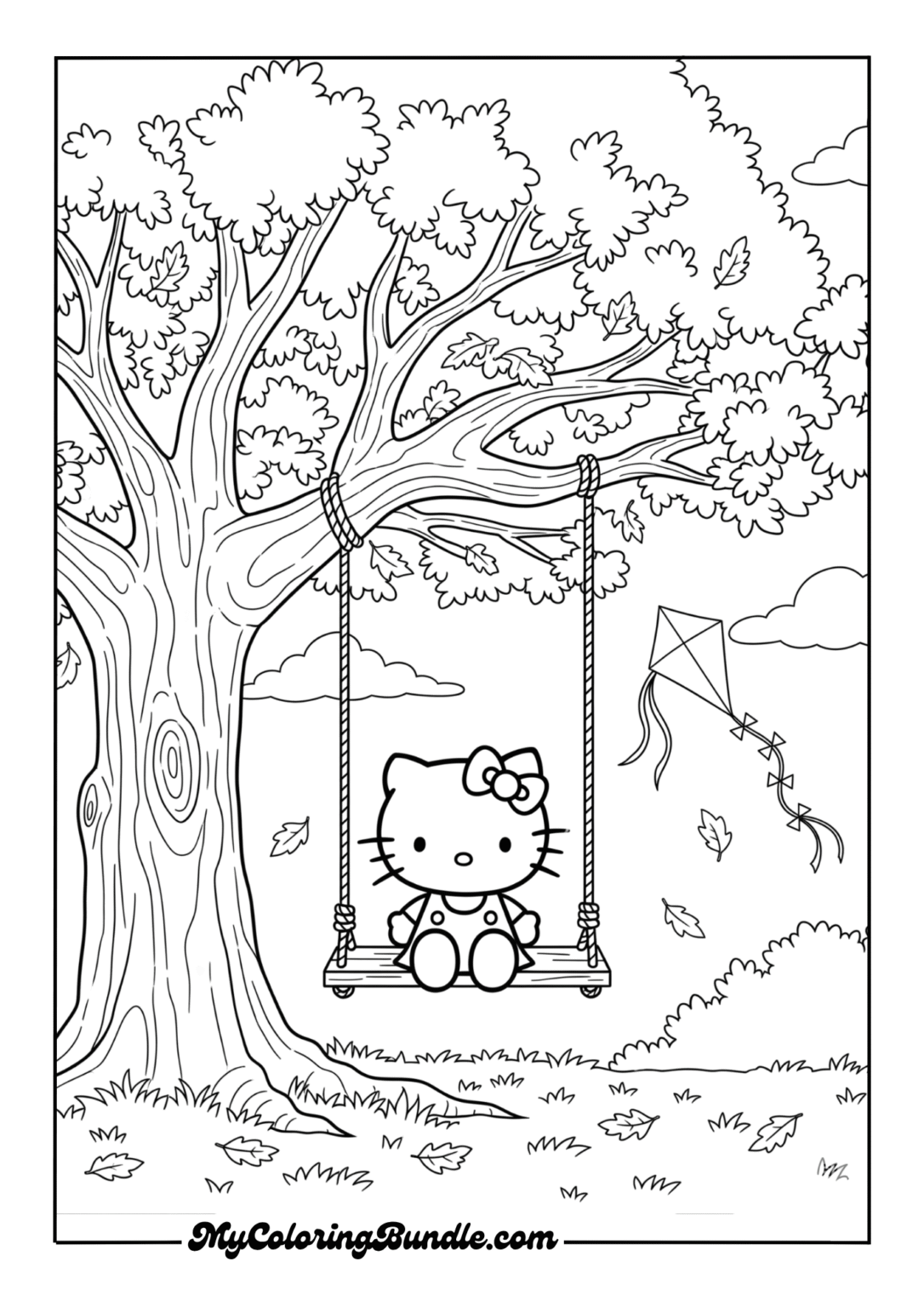 101+ Free Hello Kitty Coloring Pages