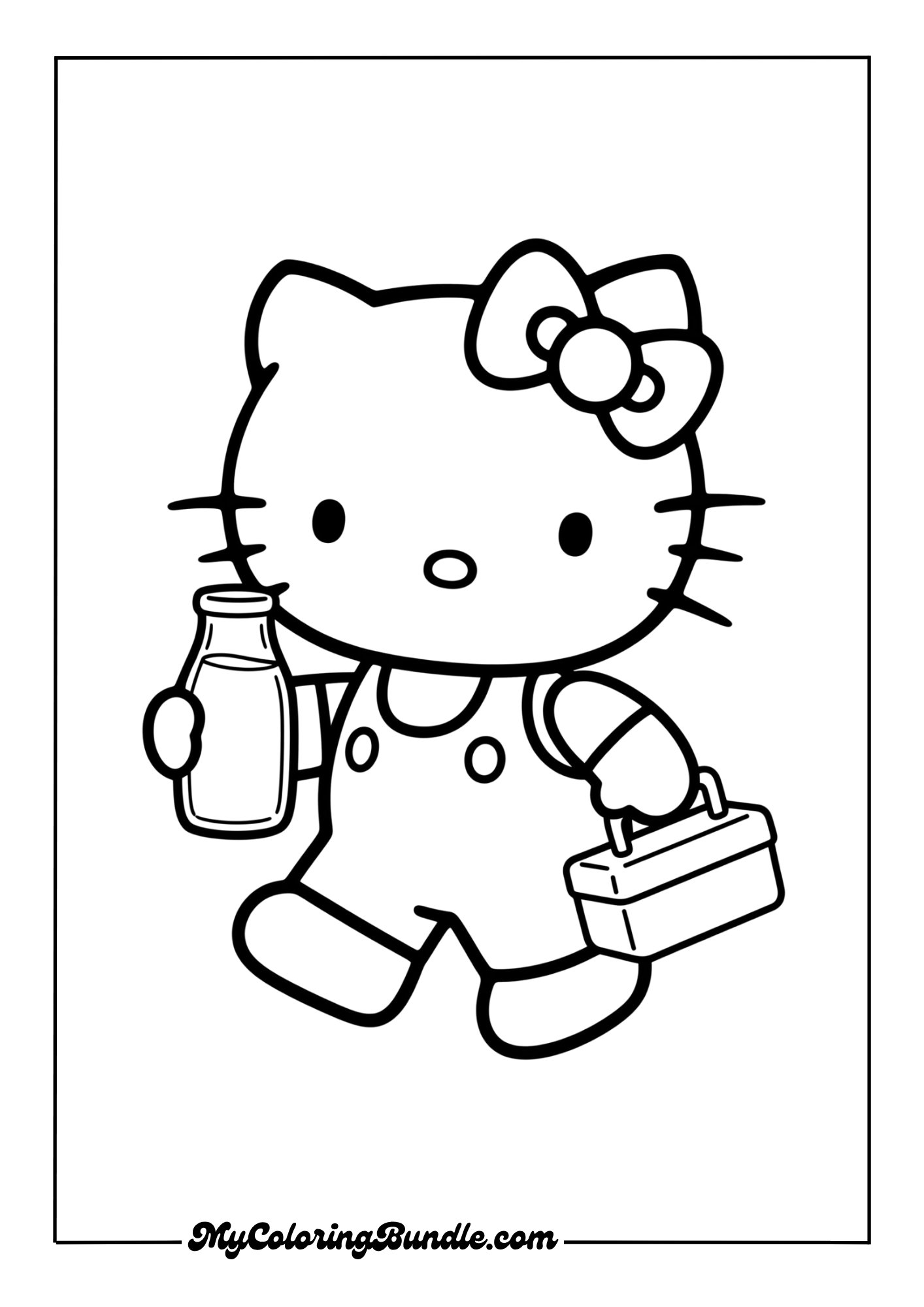 101+ Free Hello Kitty Coloring Pages