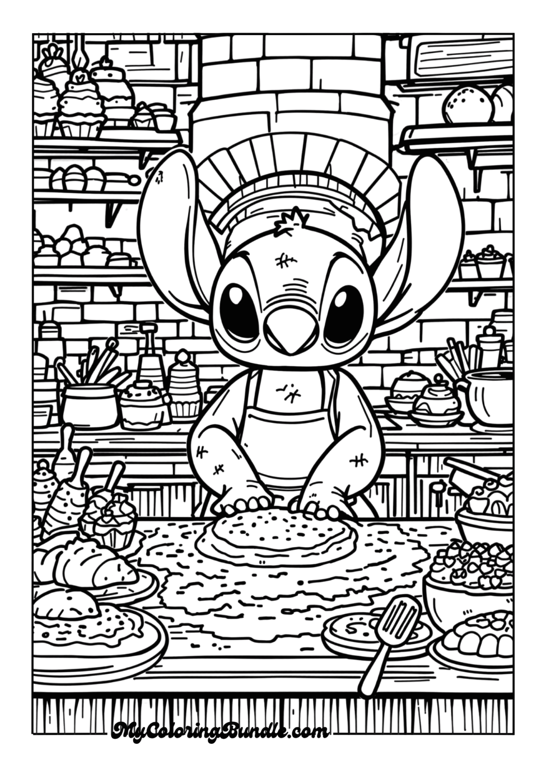 70+Stitch Coloring Pages - Free Printables
