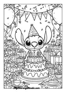 70+Stitch Coloring Pages - Free Printables