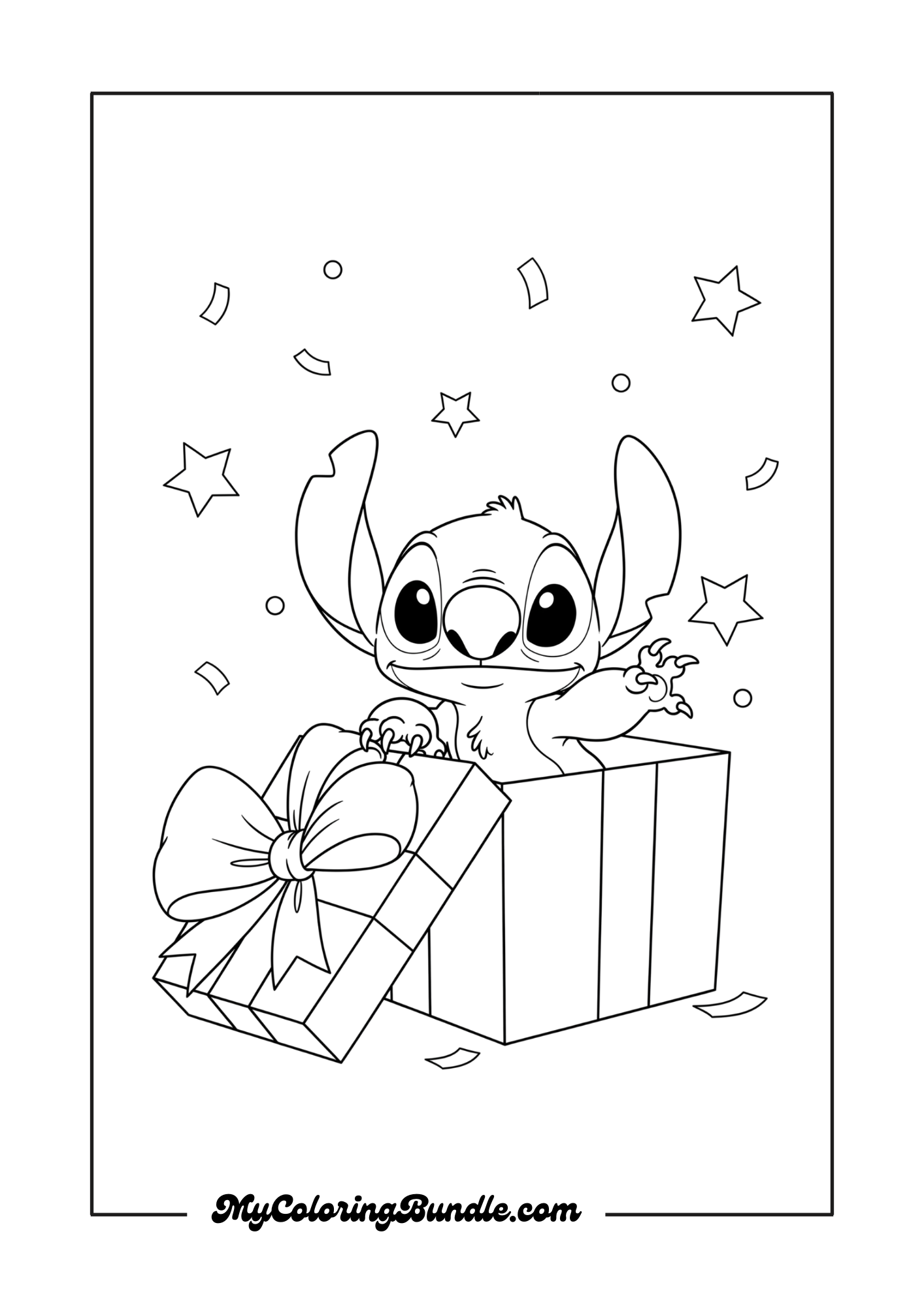70+Stitch Coloring Pages - Free Printables