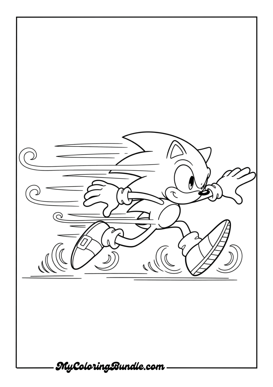 100+ Free Sonic Coloring Pages