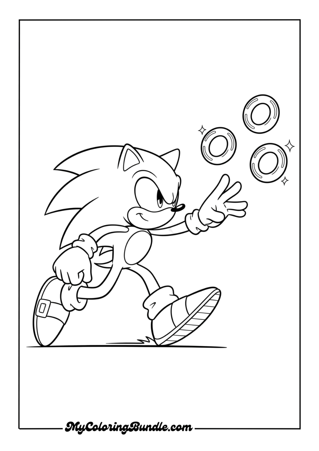 100+ Free Sonic Coloring Pages