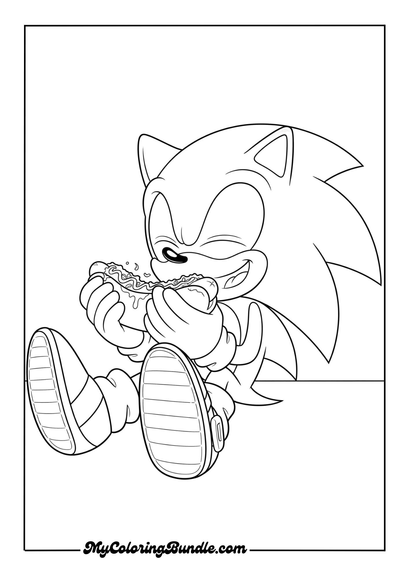 100+ Free Sonic Coloring Pages