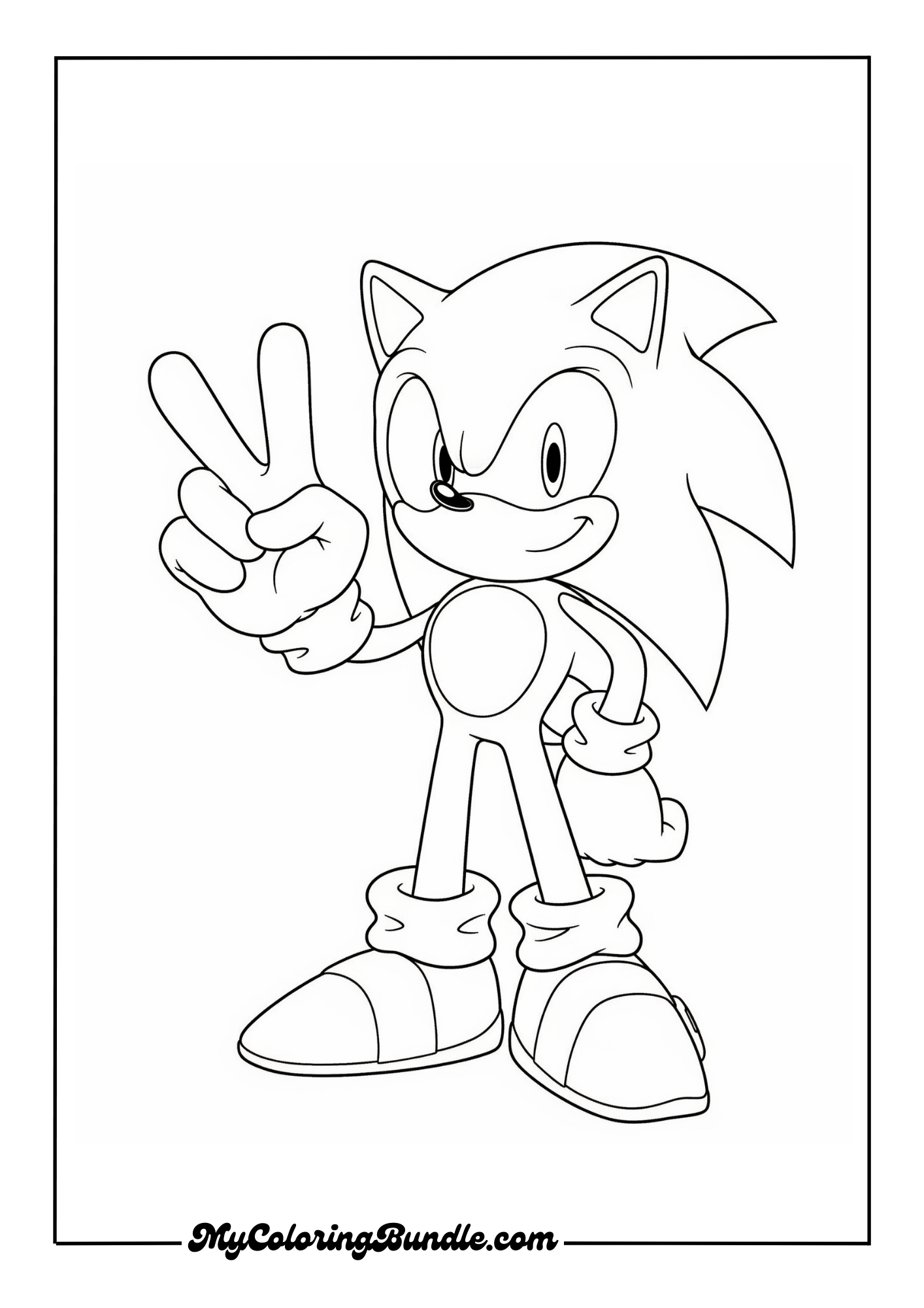 100+ Free Sonic Coloring Pages