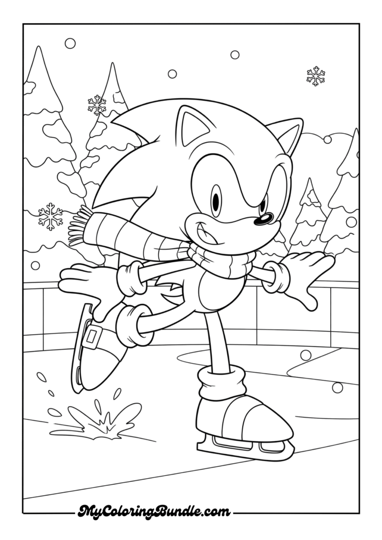 100+ Free Sonic Coloring Pages