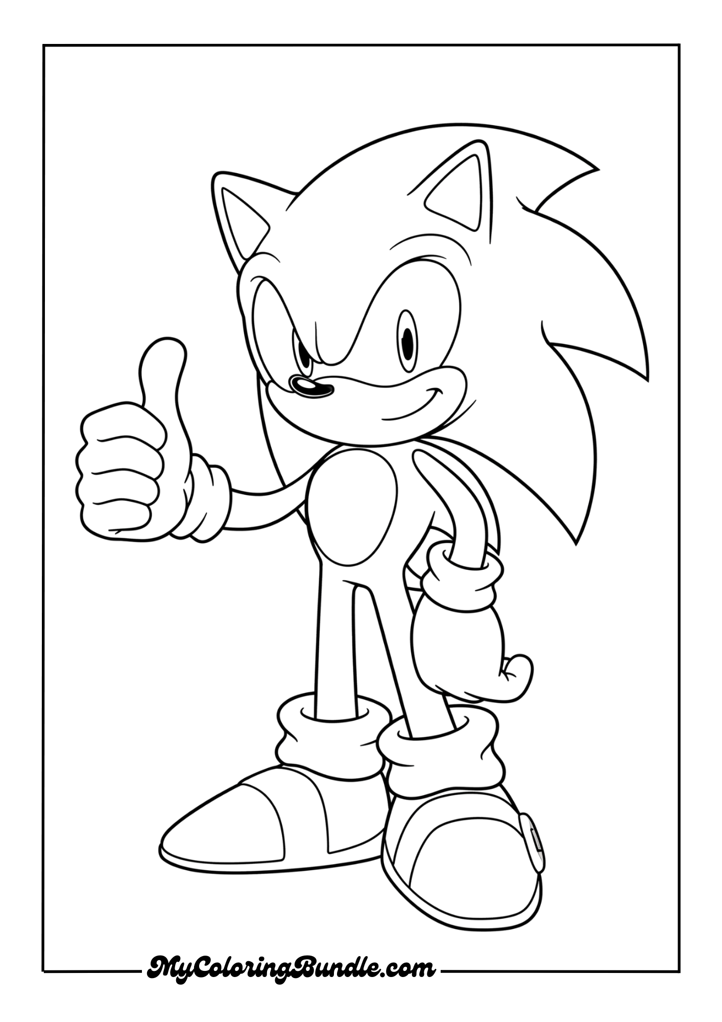 100+ Free Sonic Coloring Pages