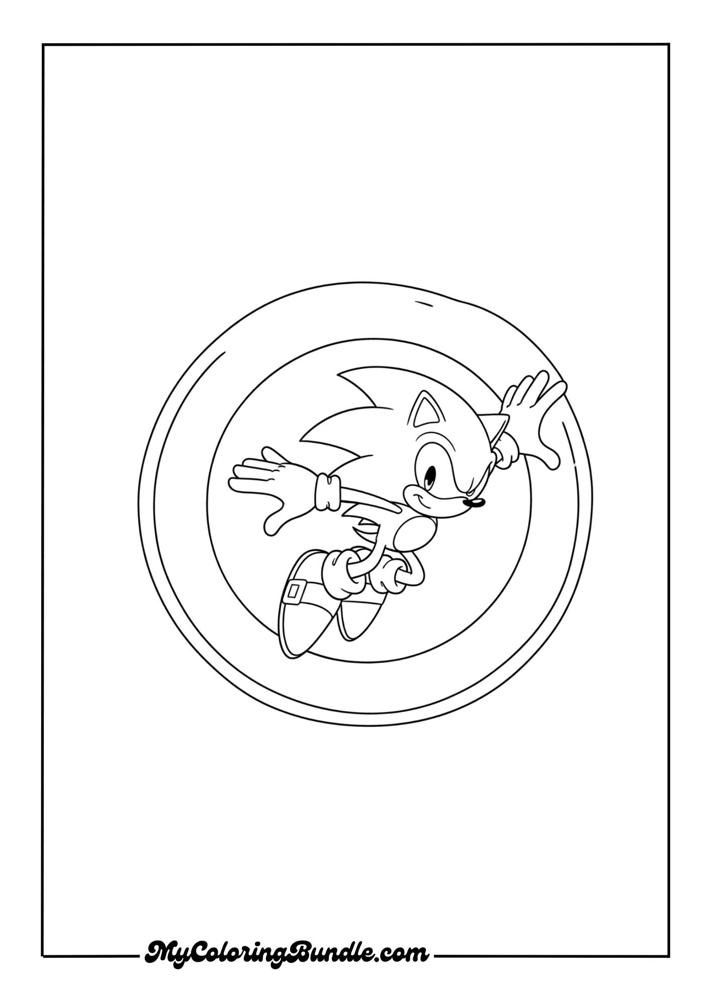 100+ Free Sonic Coloring Pages