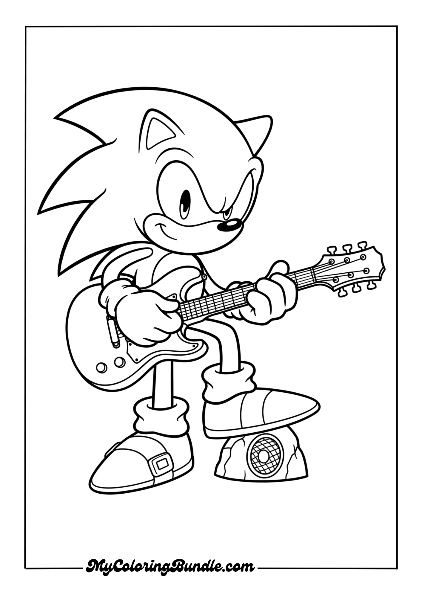 100+ Free Sonic Coloring Pages