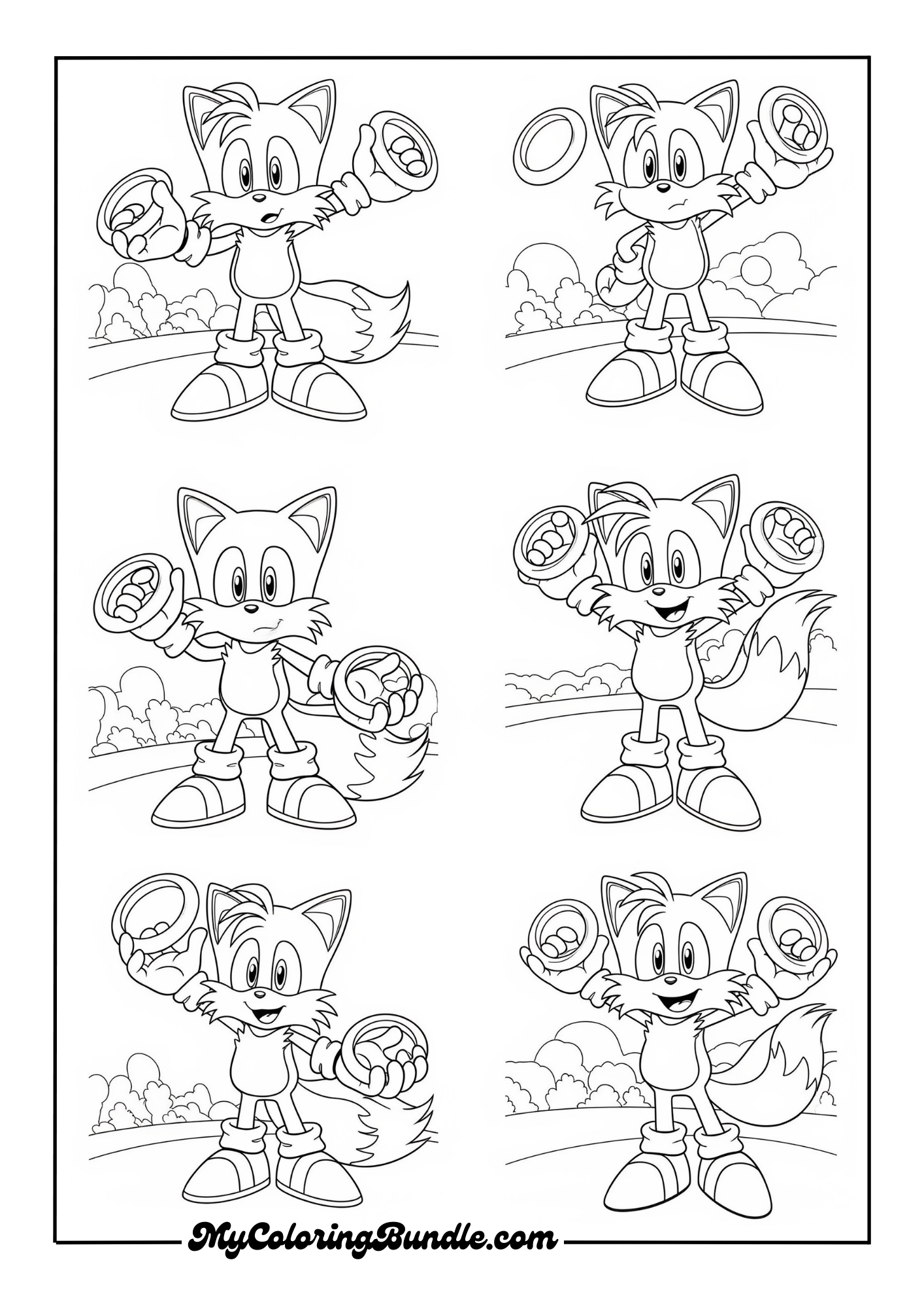 100+ Free Sonic Coloring Pages