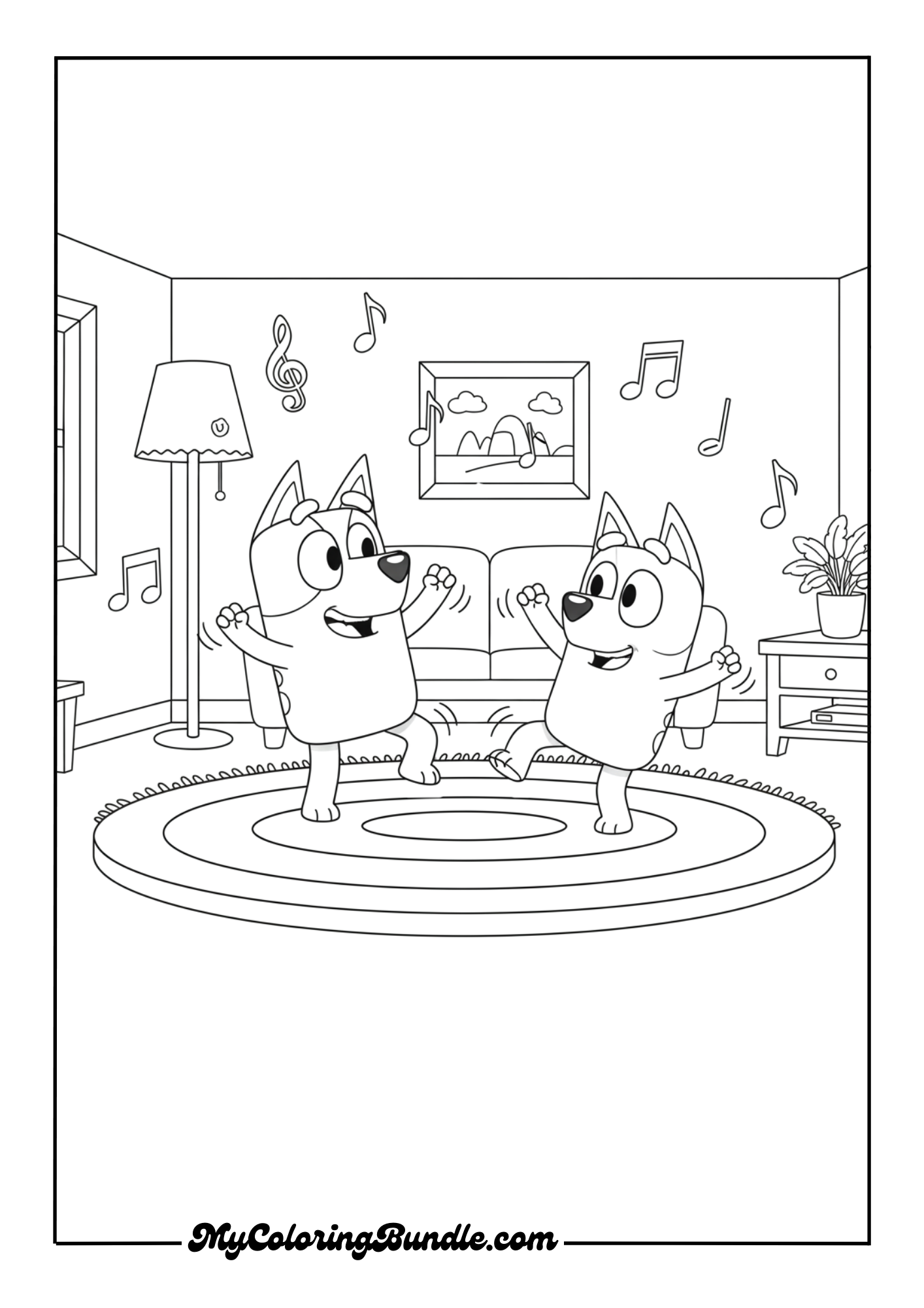 80+ Free Bluey Coloring Pages