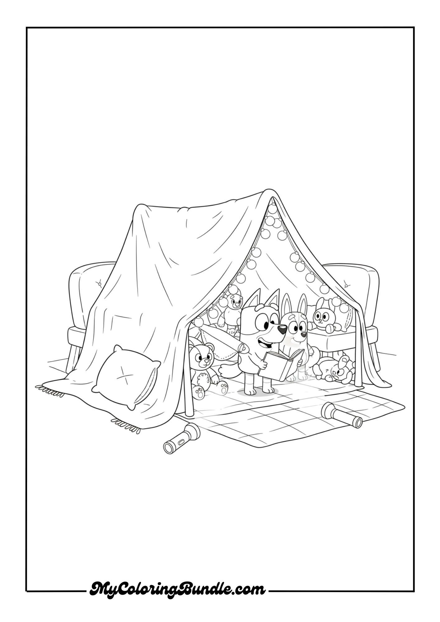 80+ Free Bluey Coloring Pages