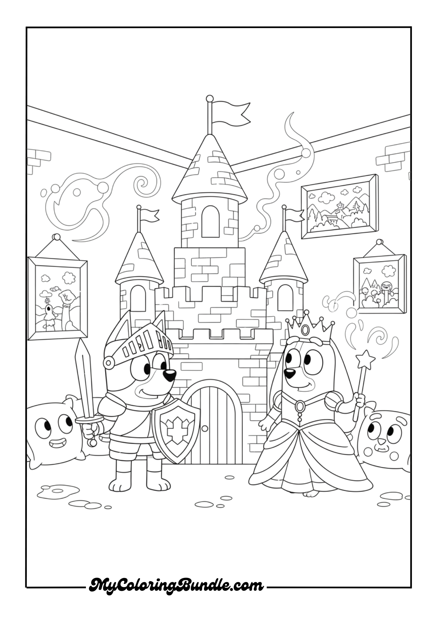 80+ Free Bluey Coloring Pages