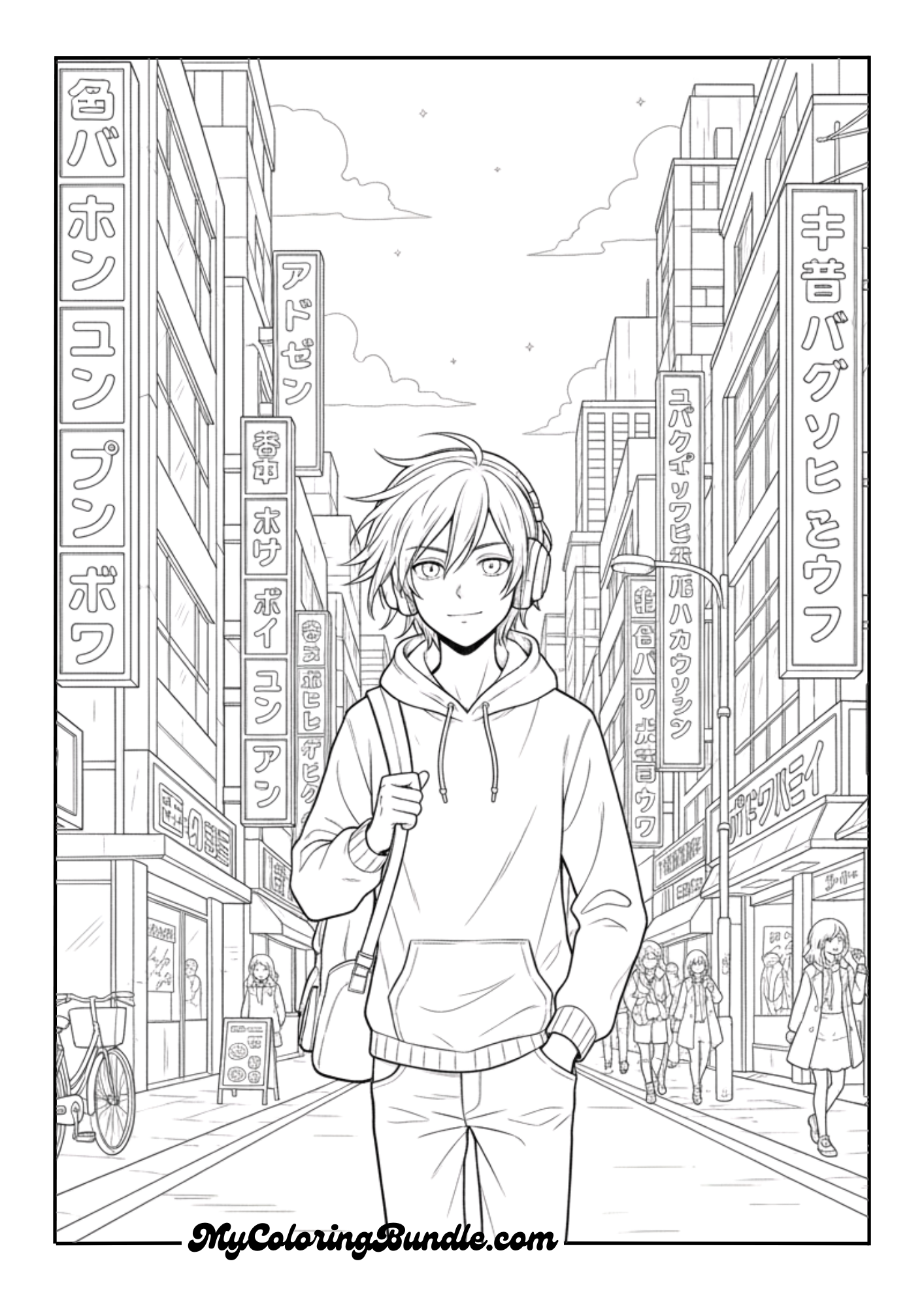 Anime Coloring Pages: 130+ Free Printable Designs